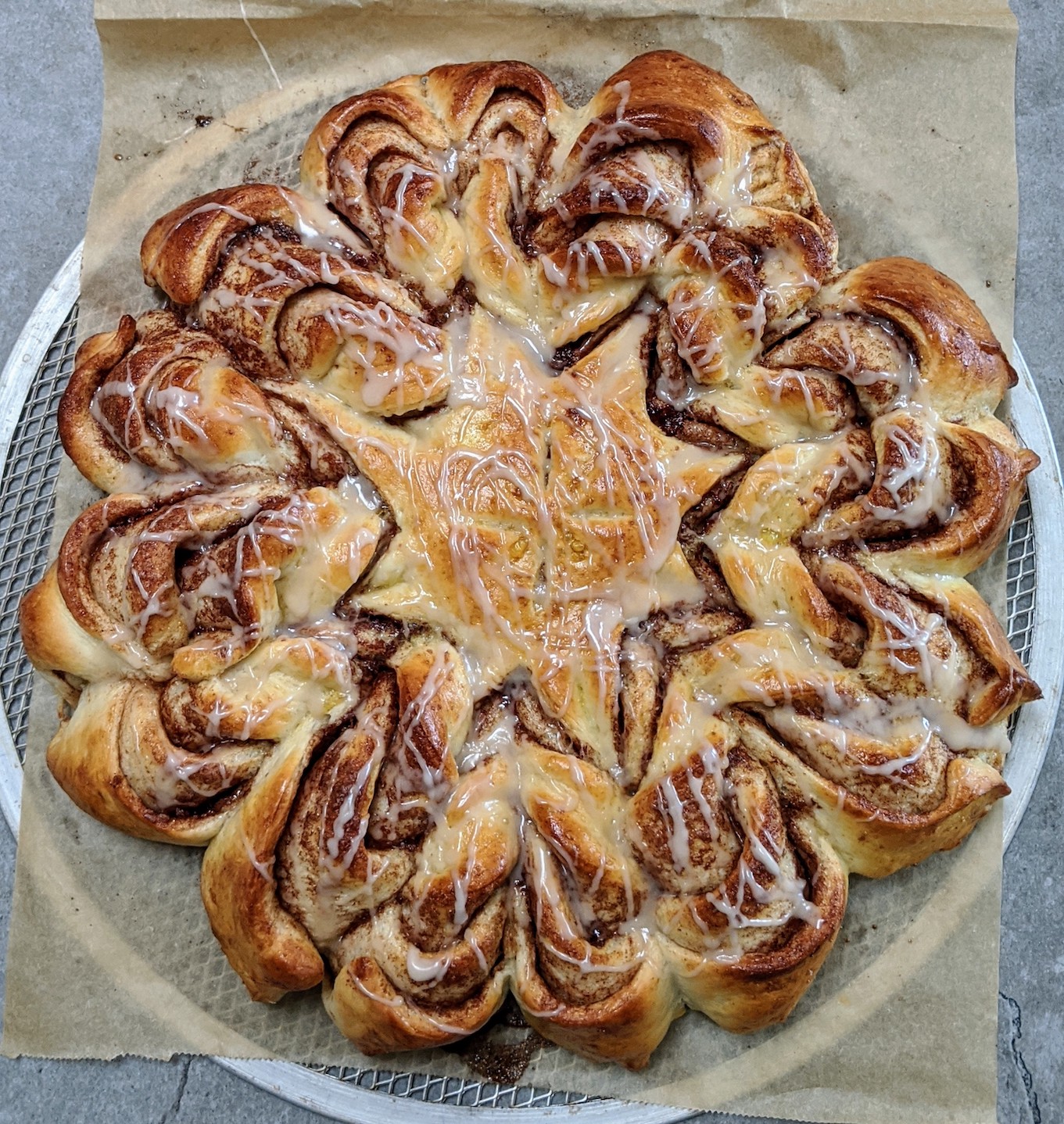 Cinnamon + Sugar Star Rolls – Alegre Bread