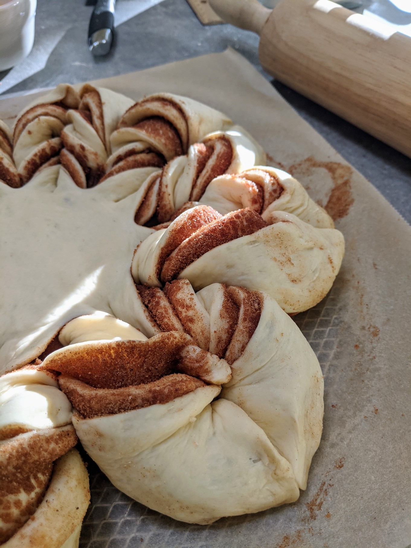 Cinnamon + Sugar Star Rolls – Alegre Bread
