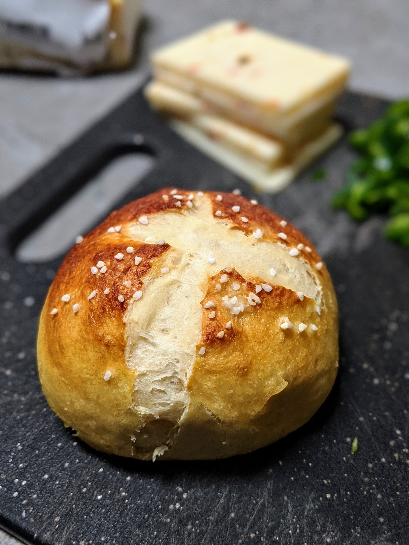 Pretzel Buns – Alegre Bread